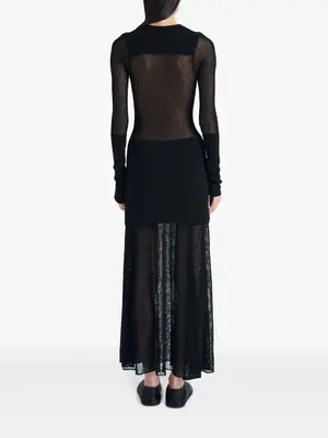 Proenza Schouler Semi-sheer Knit Maxi Dress