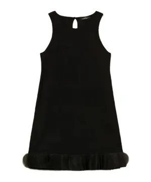 TWINSET Tulle-trimmed Mini Dress - Black