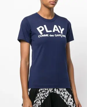 Play Comme Des Garcon Slim Fit Logo T-shirt