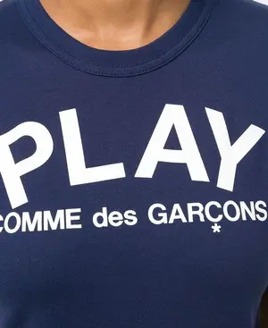 Play Comme Des Garcon Slim Fit Logo T-shirt