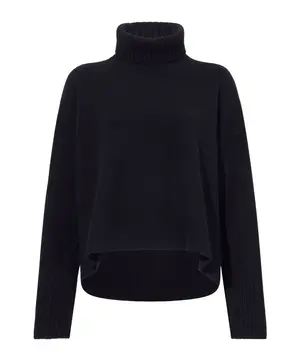 Proenza Schouler Lofty Eco Cashmere Sandra Turtleneck Sweater - Black