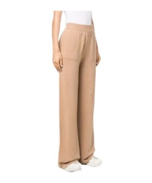 MSGM Embroidered-logo Knit Trousers