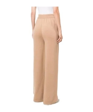MSGM Embroidered-logo Knit Trousers