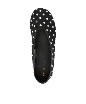 Khaite The Marcy Embellished Ballet Flats