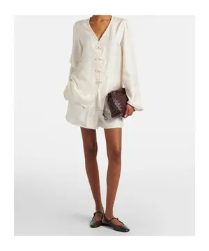 RÓHE Silk Long-sleeved Cover-up
