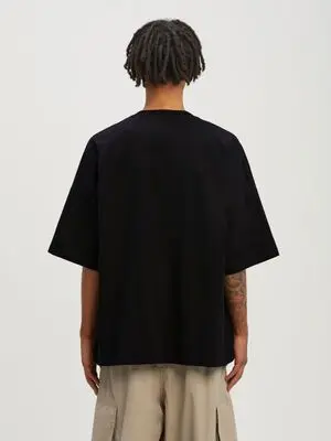 Palm Angels Graffiti Print Crewneck T-shirt
