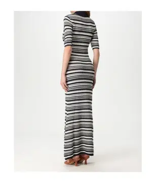 TWINSET Short-sleeved Striped Dress