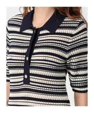 TWINSET Short-sleeved Striped Dress