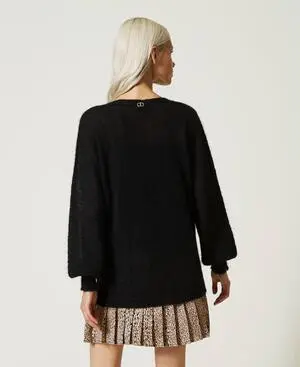 TWINSET V-neck Panelled Minidress