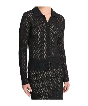 Vince Floral Smocked Long-sleeved Button-up Top