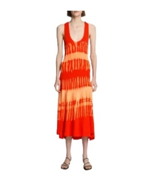 Proenza Schouler Tie-dye Print Knitted Dress