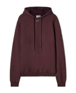 Off-White Arrows-motif Long-sleeve Hoodie - Red