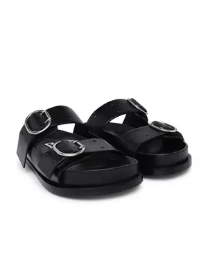 JIL SANDER Buckle-fastened Slip-on Sandals