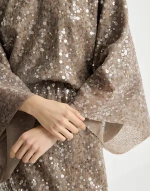 Brunello Cucinelli Sequin-embellished Maxi Dress