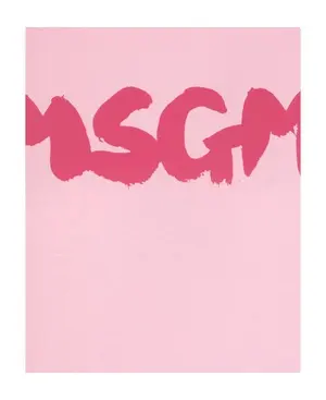 MSGM Logo-print Cotton T-shirt
