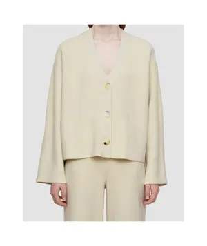 JOSEPH Ribbed Button Cardigan