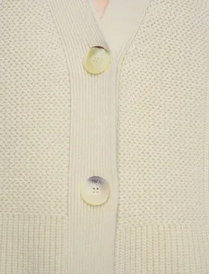 JOSEPH Ribbed Button Cardigan
