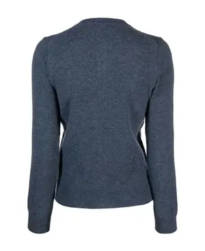 Play Comme Des Garcon Melange-effect Wool Cardigan