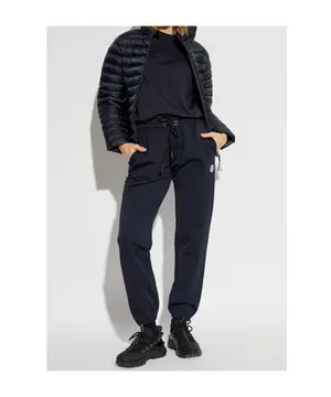 Moncler Logo Embroidered Crewneck T-shirt