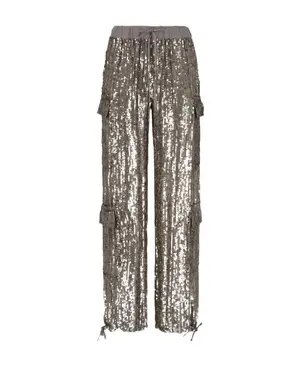 P.a.r.o.s.h Sequin Embellished Cargo Pants