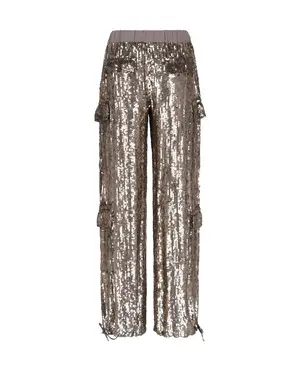 P.a.r.o.s.h Sequin Embellished Cargo Pants