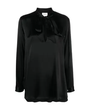 P.a.r.o.s.h Pussy-bow Collar Silk Shirt