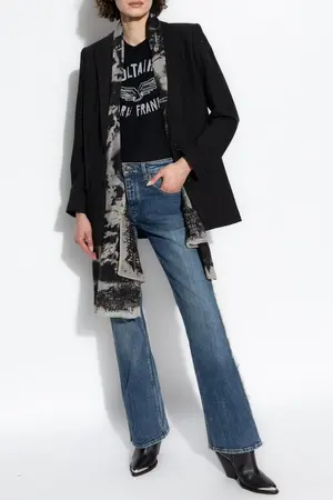Zadig&Voltaire Ida Diamante Wings Short-sleeved Jumper