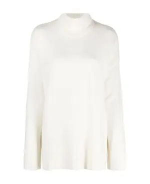 P.a.r.o.s.h Drop-shoulder Crew-neck Jumper - White