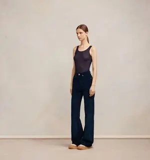 AMI Paris Long-length Flared Trousers