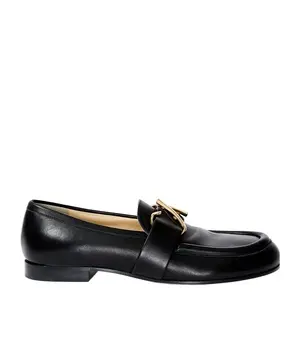 Proenza Schouler Monogram-plaque Slip-on Loafers