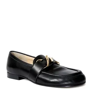 Proenza Schouler Monogram-plaque Slip-on Loafers