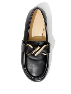 Proenza Schouler Monogram-plaque Slip-on Loafers