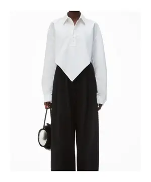 Alexander Wang Pointed Hem Shirt - White