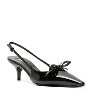 Miu Miu 75mm Bow-embellished Slingback Pumps