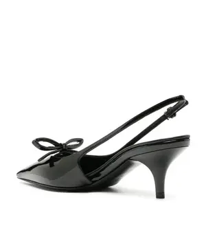 Miu Miu 75mm Bow-embellished Slingback Pumps