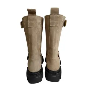 Hogan Buckled Biker Boots