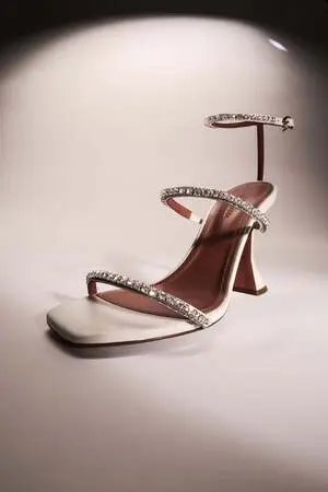 Amina Muaddi Open-toed High-heeled Sandals