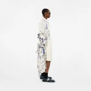 Burberry Knight Hardware-printed Buttoned Shirt