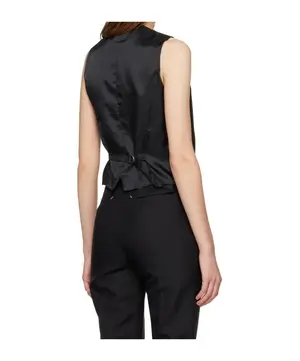 THE FRANKIE SHOP Gelso Single-breasted Wool Waistcoat