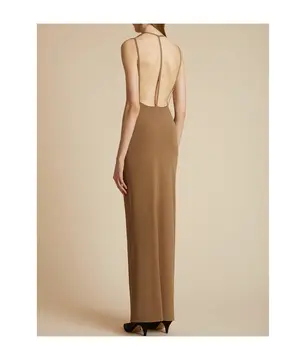 Khaite Terri V-neck Maxi Dress
