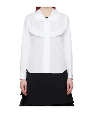 Comme Des Garçons Lapel Long Sleeve Shirt