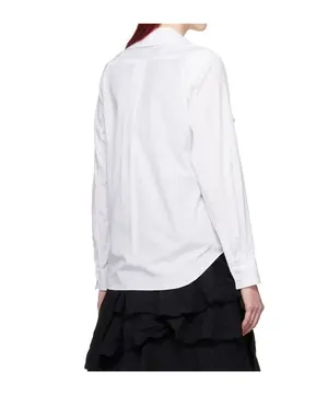Comme Des Garçons Lapel Long Sleeve Shirt