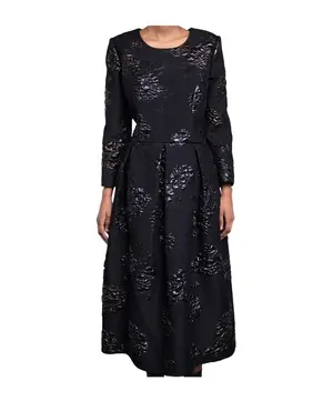 Comme Des Garçons Graphic Print Long Sleeve Dress