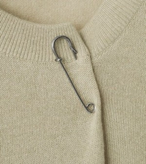 Burberry Cashmere Jumper With Paperclip Detail