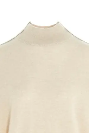 Brunello Cucinelli Brass-embellished Cashmere Jumper