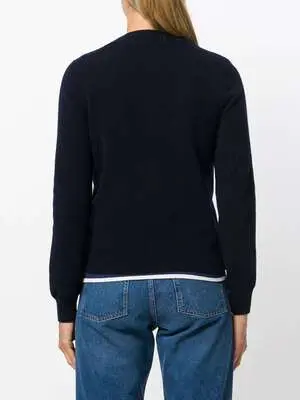 Play Comme Des Garcon Embroidered Heart Cardigan