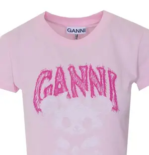 GANNI Graphic Logo T-shirt