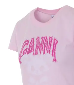 GANNI Graphic Logo T-shirt