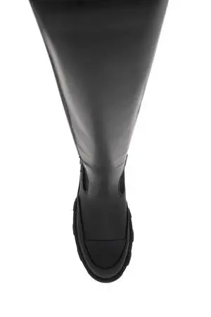 GANNI Stitch Cleated High Chelsea Boots