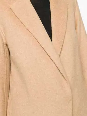 Vince Buttoned Oversized Robe Coat - Nude